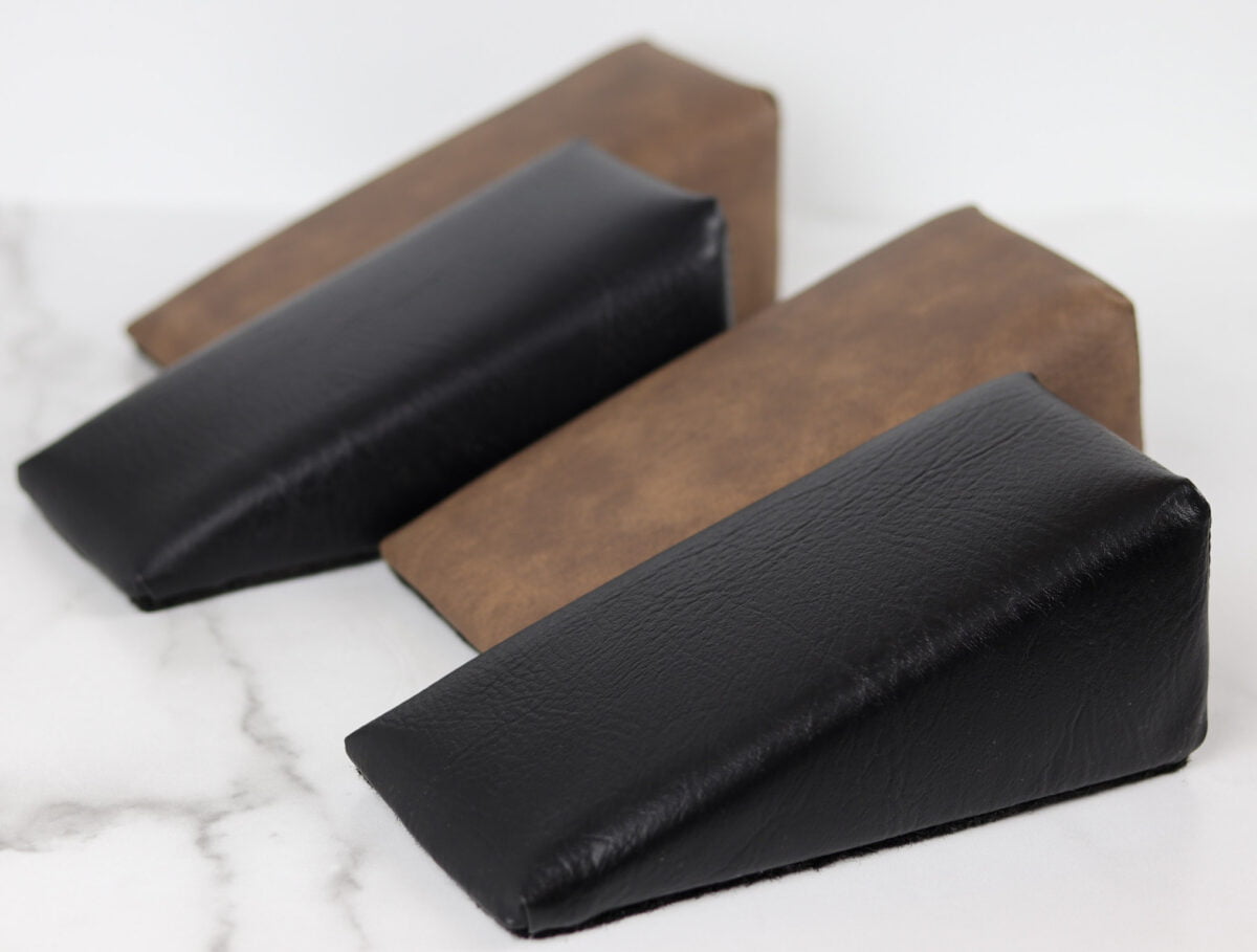 Gravity Stress Reversing Wedges (set of 4) Black & Saddle Brown – SITOLONIC